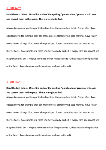 BEST Forces Lesson 1 - Introduction to Forces | Teaching Resources