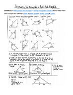 TRIGONOMETRY (find sides SOHCAHTOA) | Teaching Resources