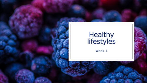 Healthy lifestyles 7 lesson pack and workbook | Teaching Resources