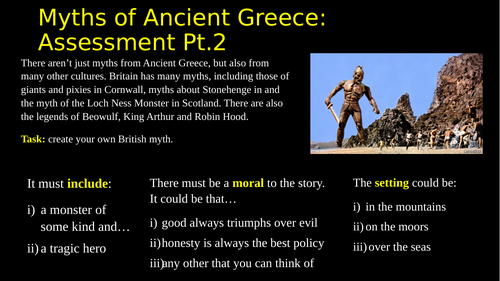 Greek Mythology Unit for English | Teaching Resources