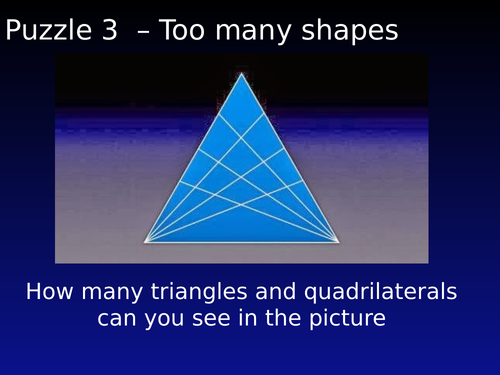 Puzzle of the month competition | Teaching Resources