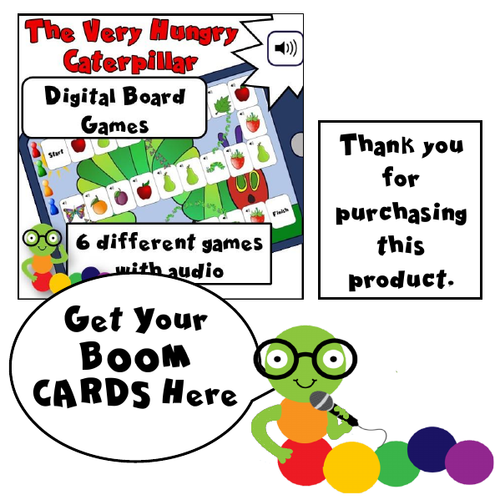 The Very Hungry Caterpillar Digital Board Games | Teaching Resources