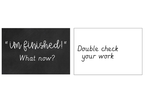 "I'm Finished" Bitmoji Finishers | Teaching Resources