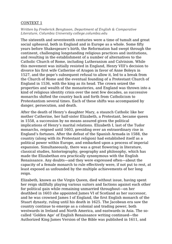 'King Lear' context and characters | Teaching Resources