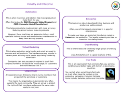 AQA GCSE Design Technology Knowledge Organisers | Teaching Resources