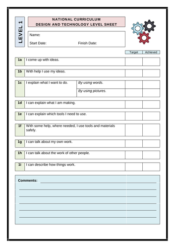 DT - Tracking Pupil Progress (14 pages) | Teaching Resources
