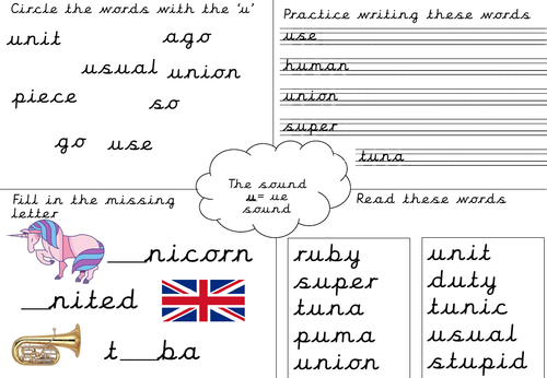 HOME LEARNING- Year 1 Phonics- Week 5 | Teaching Resources