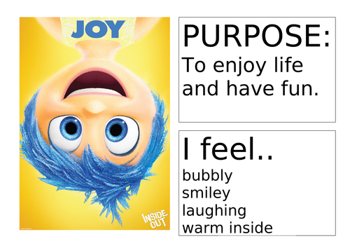 Inside Out Self-Regulation Display - Emotions | Teaching Resources