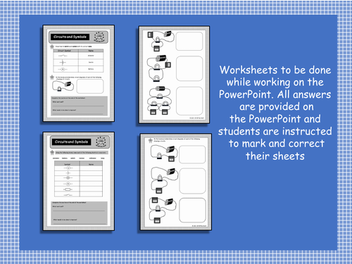 Current Electricity - Circuits and Symbols Homeschool and Distance ...