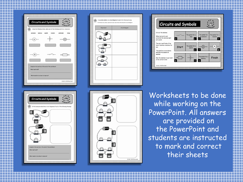 Current Electricity - Circuits and Symbols Homeschool and Distance ...