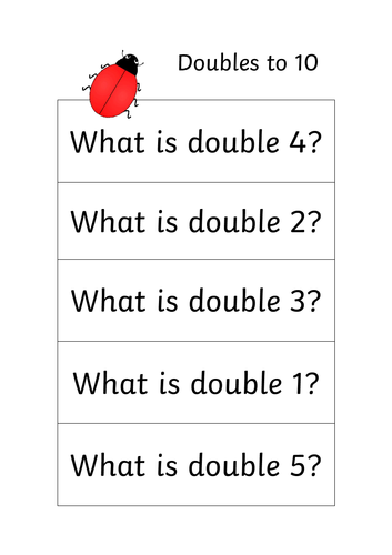 Ladybird Doubles and Symmetry | Teaching Resources