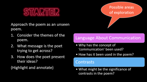 Love and Relationships Poetry Scheme | Teaching Resources