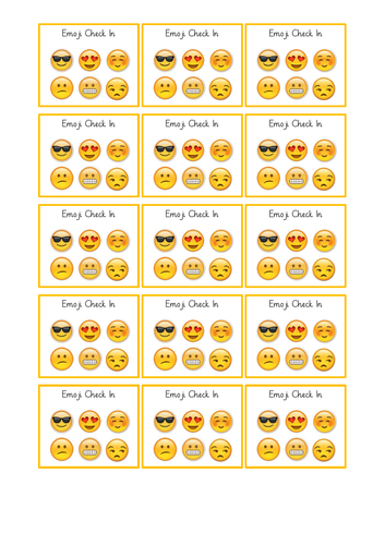 Emoji Assessment For Learning (AFL) | Teaching Resources