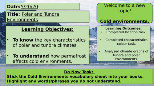AQA GCSE Cold Environments SOW | Teaching Resources AQA GCSE Cold Environments SOW | Teaching Resources