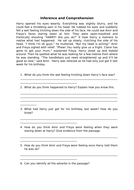 Free KS2 Inference and comprehension worksheet with answers | Teaching ...