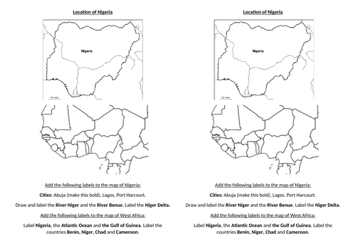 Nigeria - Location and Importance | Teaching Resources