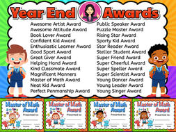 End of the Year Awards | Distance Learning | Google Classroom ...