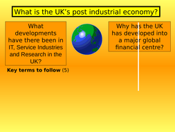 The UK's Post Industrial Economy | Teaching Resources