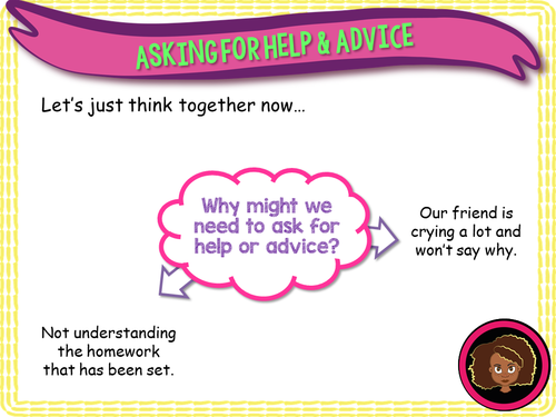 Asking for Help PSHE | Teaching Resources