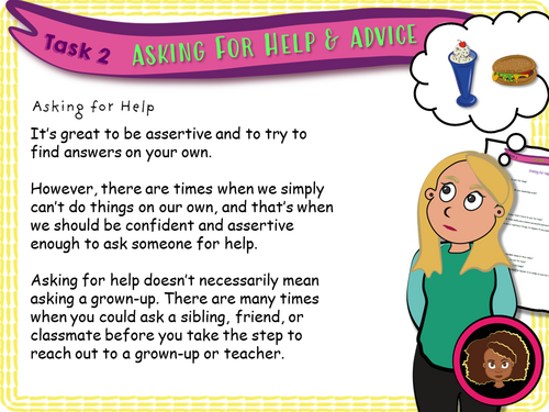 Asking for Help PSHE | Teaching Resources