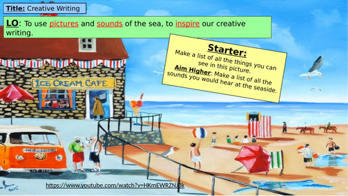Creative Writing Seaside | Teaching Resources