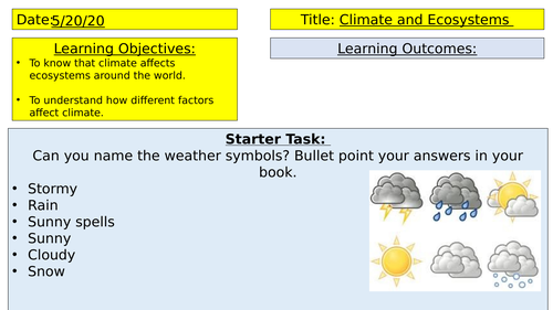 KS3 Environmental Regions SOW | Teaching Resources