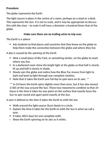 BEST Earth in Space Lesson 1 - Earth in Space | Teaching Resources