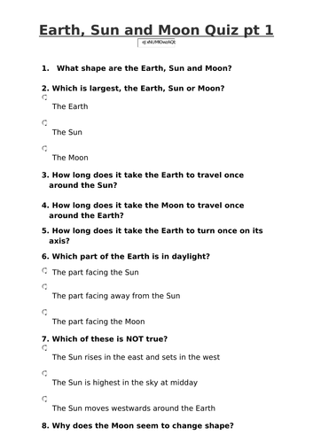 BEST Earth in Space Lesson 1 - Earth in Space | Teaching Resources