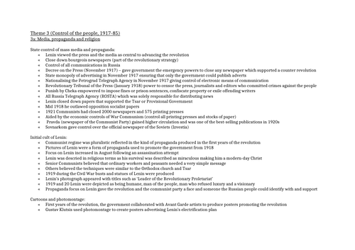 Communist States in the twentieth century (Paper 1: Russia 1917-91 ...