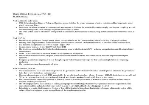 Communist States in the twentieth century (Paper 1: Russia, 1917-91 ...