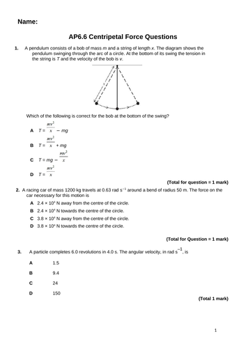 Edexcel A Level Physics Further Mechanics | Teaching Resources