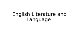 A Level English - Lexis and Sentence Ppt | Teaching Resources