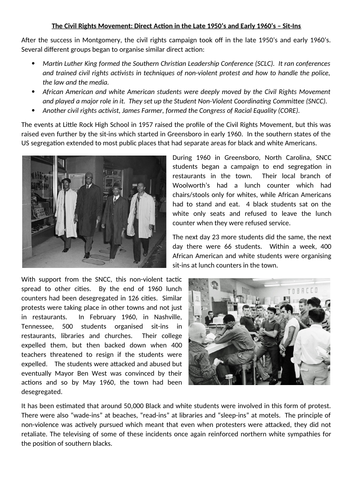 Greensboro Sit-In, 1960 | Teaching Resources