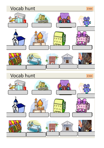 Places in town - y7 French | Teaching Resources