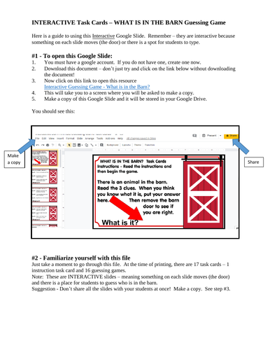 Interactive Farm Animals Guessing Game - Distance Learning Google ... Interactive Farm Animals Guessing Game - Distance Learning Google ...
