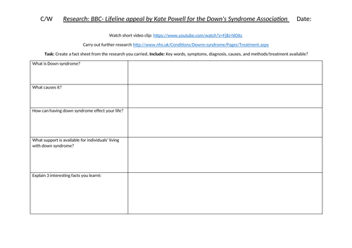 Health and Social Care Research Tasks | Teaching Resources