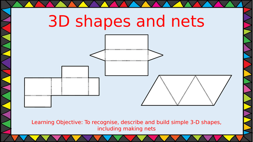 Maths- 3d Shapes and Nets Year 6 | Teaching Resources