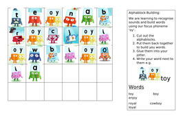 Alphablock Word Building Tasks | Teaching Resources