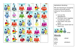 Alphablock Word Building Tasks | Teaching Resources