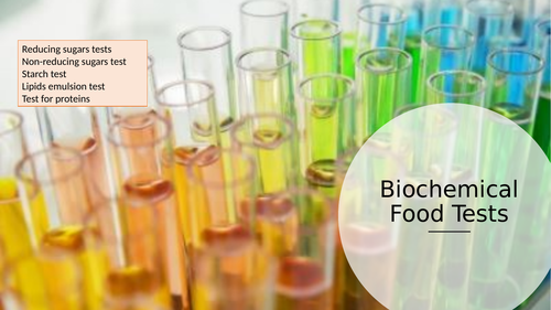 Biochemical Food Tests (AQA A-Level and GCSE) | Teaching Resources Biochemical Food Tests (AQA A-Level and GCSE) | Teaching Resources