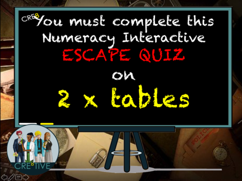 Multiplication Two Times Tables Escape Quiz | Teaching Resources
