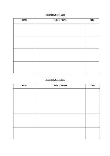 Mathopoly - Maths Game for addition, subtraction, multiplication and ...