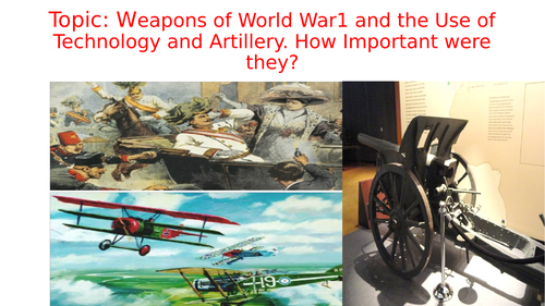 What was the importance of Artilerry and the use of Communication ...
