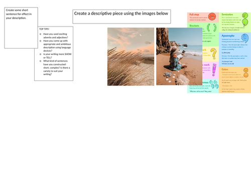 Creative Writing Planning Sheets/ Descriptive Writing | Teaching Resources