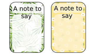 Positive Praise Notes | Teaching Resources