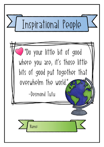 Inspirational People Biographies | Teaching Resources