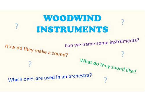 Woodwind Instruments | Teaching Resources