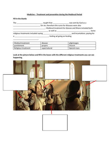 Medieval Medicine Workbooklet | Teaching Resources