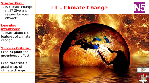 National 5 Climate change: Introduction | Teaching Resources