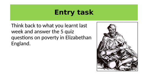 GCSE Elizabeth I: Reasons for exploration | Teaching Resources